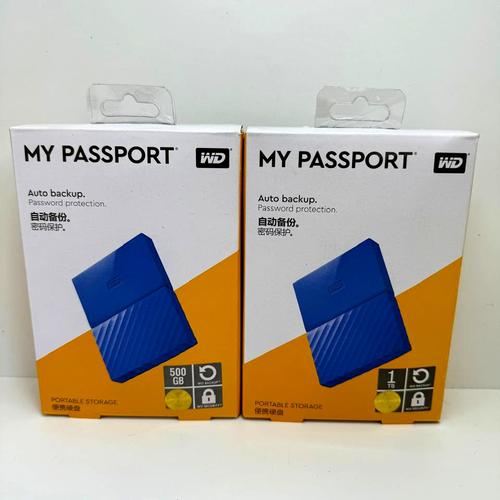 Jual Hardisk Eksternal WD Passport 1TB/500GB USB 3.0 Hdd WD BIRU ...