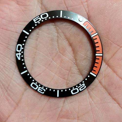 Jual bezel insert slope ceramic skx srpd black gold 38mm mod seiko ...