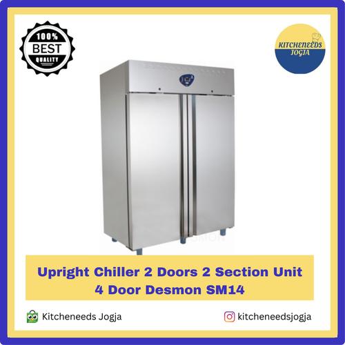 Jual Desmon Sm14 Upright Chiller 2 Doors 2 Section Unit 4 Door - Kab ...