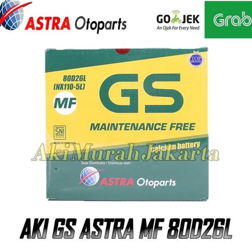 Jual US Aki Mobil Toyota Innova Diesel GS Astra 80D26L Aki Kering 12V ...