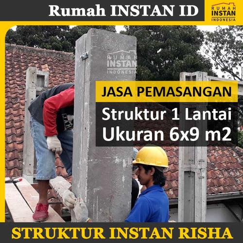 Jual JASA PASANG Struktur Panel RISHA 1 Lantai 6×9 m2 JABODETABEK ...