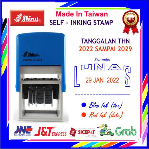 Jual STEAMPEL TANGGAL LUNAS SHINY S-401L OTOMATIS TOKO KANTOR DAGANG ...