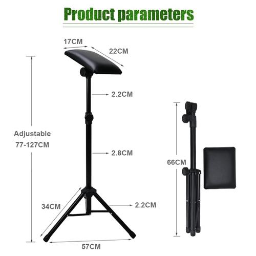 Jual Iron Tattoo Arm Leg Rest Stand Portable Fully Adjustable Chair ...