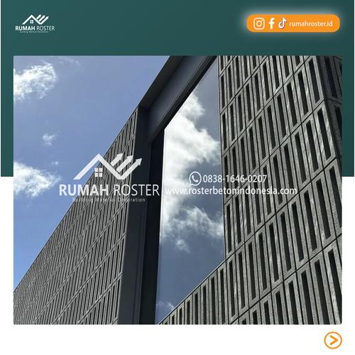 Jual Roster Beton Persegi Panjang - Ukuran 28 x 8 x 10 cm - Abu-abu ...