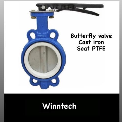 Jual Butterfly valve lever cast iron seat ptfe 2" - Jakarta Barat ...