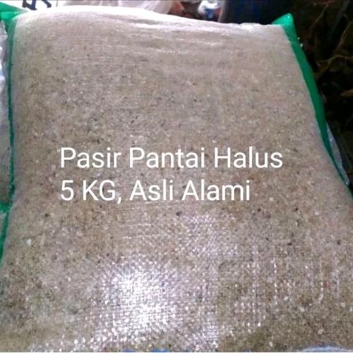 Jual Pasir Pantai Halus 5 kg kemasan karungan, pasir laut,pasir mainan ...