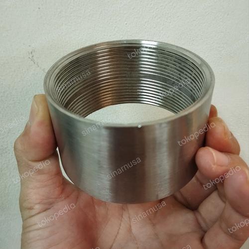 Jual Socket Stainless 304 2 1/2 " inchi DN 65 Coupling SDD Sock Drat ...