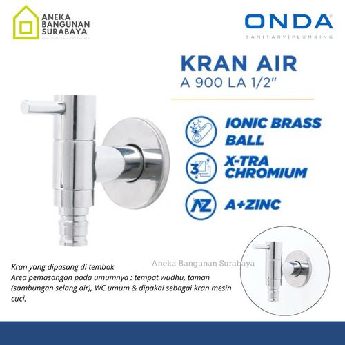Jual Kran air ONDA A 900 LA 1/2” keran tembok wc taman A900 - Kota ...