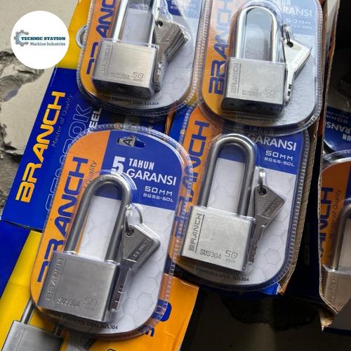 Jual GEMBOK ORIGINAL BRANCH TOOL ANTI CUT 50MM PANJANG GARANSI 5 TAHUN ...