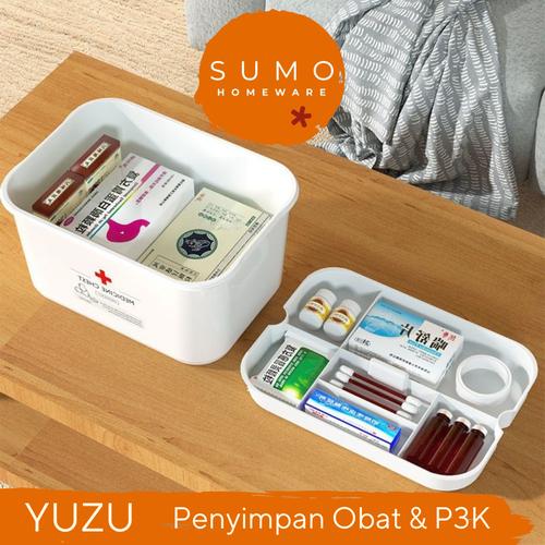 Promo SUMO - YUZU Organiser Obat Simple Penyimpanan First Aid Kit ...