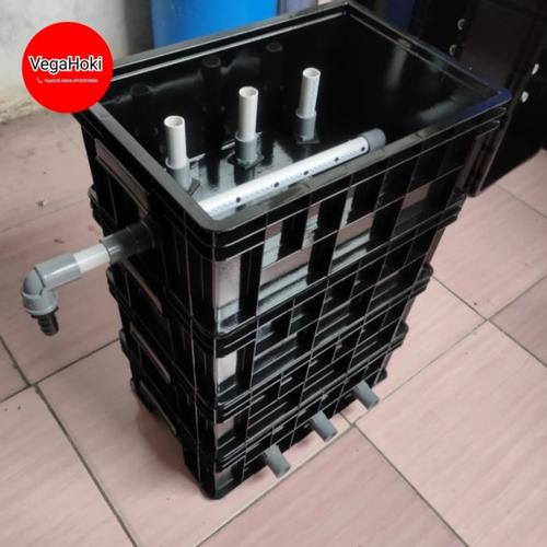 Jual TRICKLE FILTER KOLAM KOI BOX FILTER MINI - Hitam 4susun - Jakarta ...
