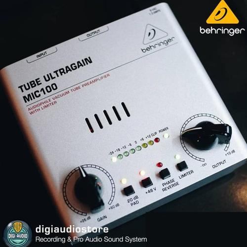Jual US Preamp Mic Behringer ULTRAGAIN MIC100 Tube Microphone ...