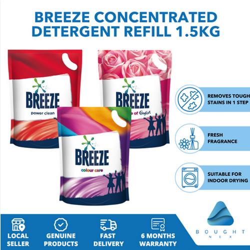 Jual Breeze Liquid Detergent Refill 1.5Kg Impor Singapore Deterjen Cair ...