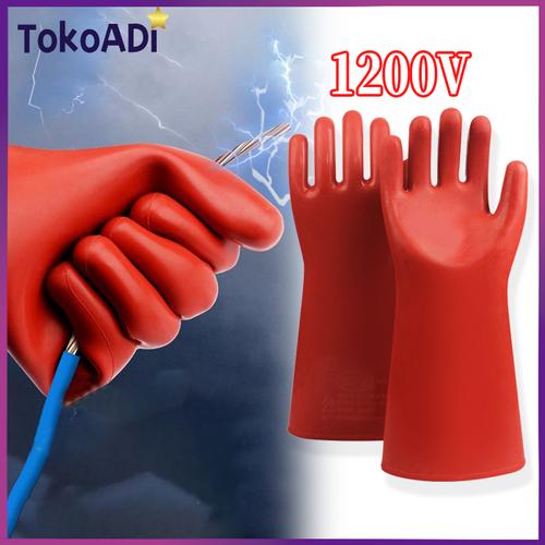 Promo Sarung Tangan Listrik Anti Setrum Class 12000v Latex Insulasi ...