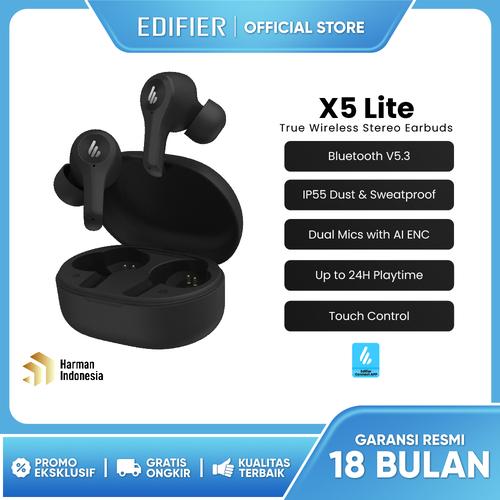 Promo Edifier X5 Lite True Wireless In-Ear Earphones - Hitam - Jakarta ...