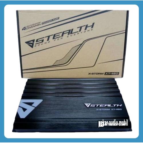 Jual Power Amplifier 4channel Stealth XT- 460 / Amplifier 4 channel ...