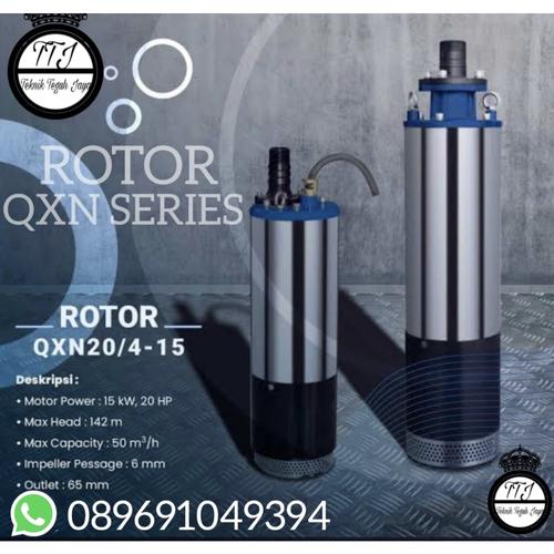 Jual Pompa Celup Tambang Emas Rotor QXN 10/5-5.5 5,5KW Submersible Pump ...