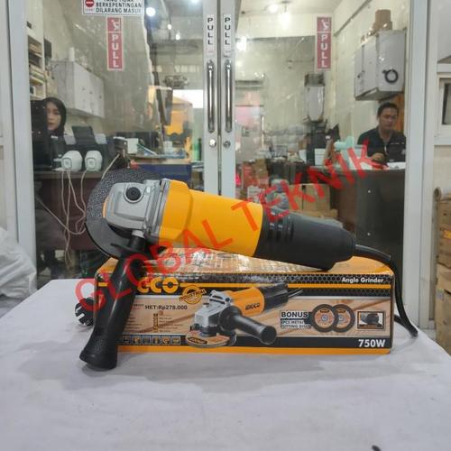 Jual Angle Grinder 4" 100mm INGCO Mesin Gerinda Tangan Listrik 4" Inch ...