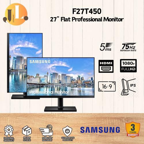 Jual SAMSUNG 27" inch LF27T450FQE LED Flat PRO Monitor LF27T450 F27T450 ...