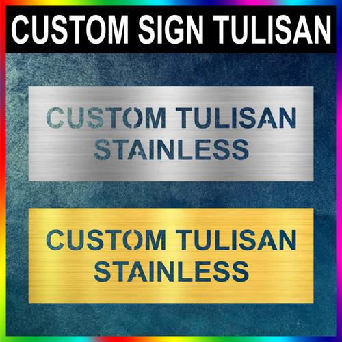 Jual Sign Board Custom Tulisan Nama Ruangan Stainless Steel Modern ...