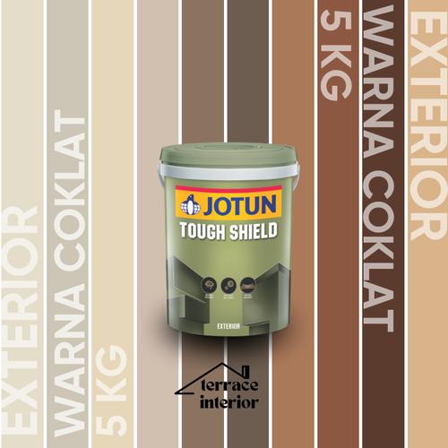 Jual Cat Tembok Tough Shield Jotun warna Coklat 5 Kg - Cocoa Brown ...