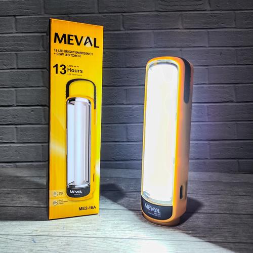Promo MEVAL ME2-16A 16 LED BRIGHT EMERGENCY + 0.5W SENTER LED PUTIH ...
