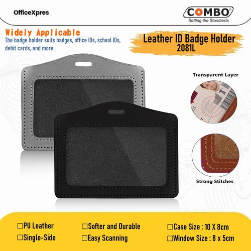 Jual ID Card Case Kulit / Name Badge Kulit / Name Tag Kulit / ID Card ...