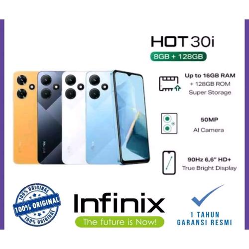 Jual INFINIX HOT 30i RAM 8/128GB RAM Plus 8GB+8GB GARANSI RESMI INFINIX ...