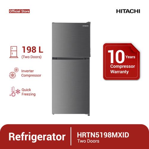 Jual Hitachi Kulkas 2 Pintu 181 Liter HRTN5198MXID SMALL REFRIGERATOR - Kota Medan - SCS E-MART ...