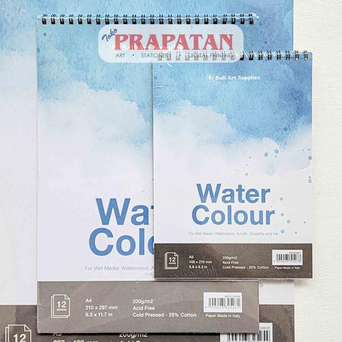 Jual Bali Art Spiral Watercolor Book BAS23060 | Buku Cat Air - A3 ...