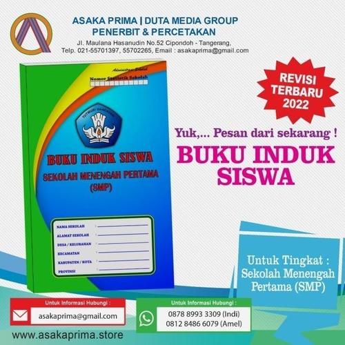 Jual Buku Induk Register Peserta Didik / Stambuk K13/Satuan SMP K13 ...