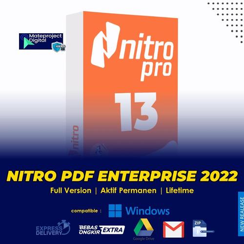 Jual Software Nitro PDF Pro 13 2022 Full Version Lifetime Aplikasi ...