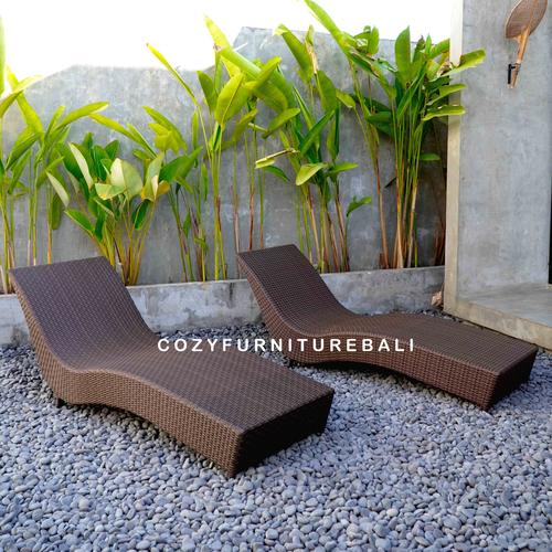 Jual Kursi Kolam Pantai Pool Sun Lounger Chair KASUR KOLAM Villa Sunbed ...