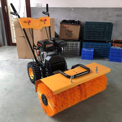Jual sweeper road machine power broom mesin pembersih jalan sikat ...