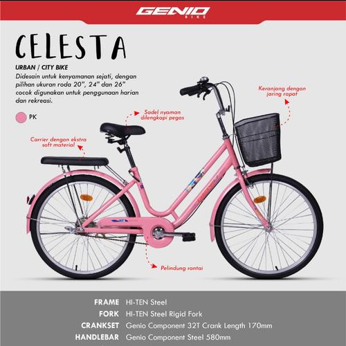 Jual Sepeda Keranjang Mini Genio Celesta by United - Jakarta Selatan ...