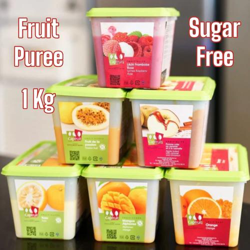 Jual 1 kg Fruit Puree 100% Buah Beku Sugar Free Mangga Jeruk Strawberry ...