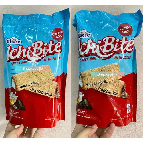 Jual ICHIBITE SNACK BAR VANILLA STICK / CHOCOLATE STICK- ICHI BITE - ICHIBITE CHOCO - Jakarta ...