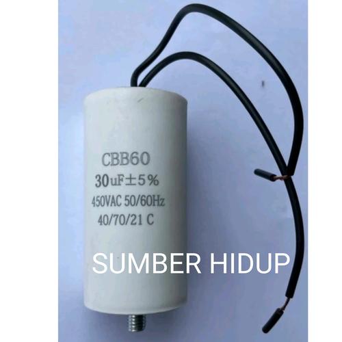 Jual Kapasitor CBB60 30uf 450v Capasitor Starting Compessor 30mfd 30 uf ...