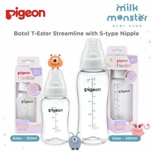 Jual Pigeon Botol T-Ester Streamline with S-type Nipple - Ester - 250ml - Kota Surabaya - Milk ...