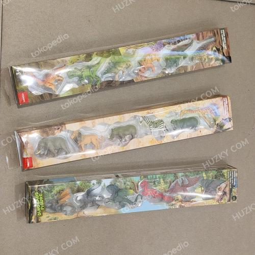 Jual MINISO Animals Figures Toys (6pcs) Dino / Wild Animals / Dragons ...