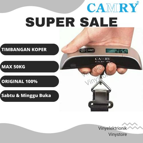Jual TIMBANGAN KOPER DIGITAL CAMRY EL10 MAX 50KG ORIGINAL 50 KG HAND ...
