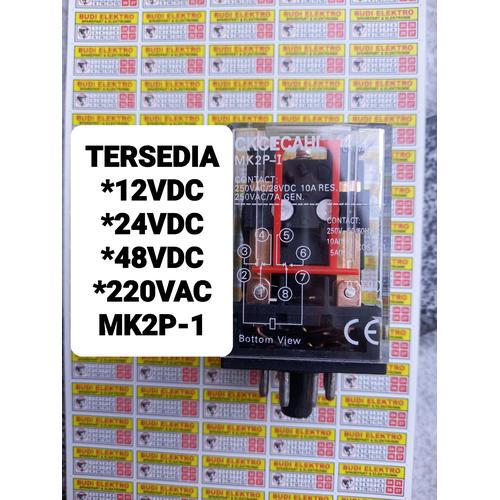 Jual Relay MK2P OMRON MK2P 8PIN 12V 24V 48V 220VAC - SOKET NYA - Kab ...