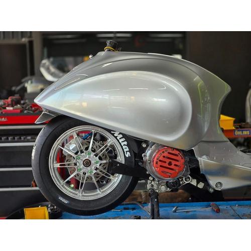 Jual MALOSSI Cap side Cover Fan Vespa Sprint Primavera 3v iget abs ...