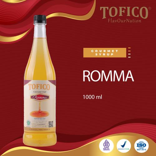 Jual Syrup Romma Tofico / Sirup Rasa Romma Premium 1 Liter / Tofico ...