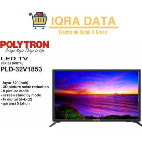 Jual Polytron Led Tv 32 Inch Digital Hd - Pld 32V1853 - Garansi 5 Tahun - Kota Surabaya - Kasmi ...