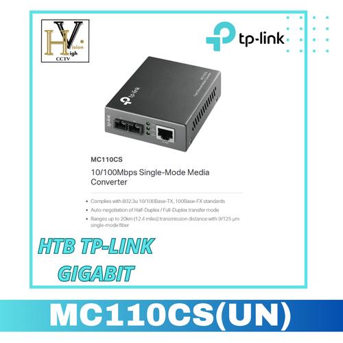 Jual HTB TP-LINK MC110CS 10/100Mbps Single-Mode Media Converter - Kota ...