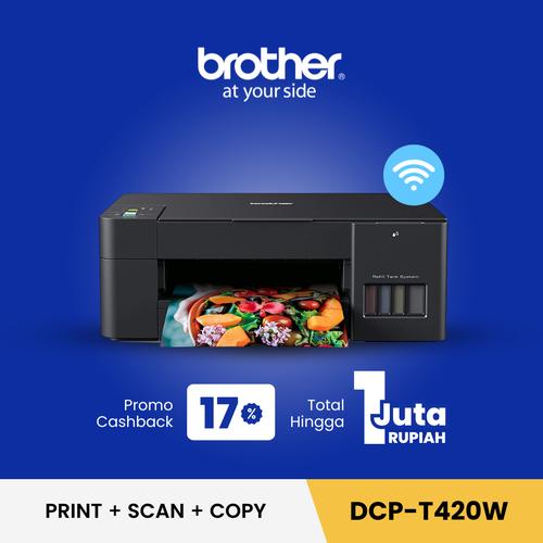 Promo BROTHER Printer DCP T420W T420 Wireless / Print / Scan / Copy ...