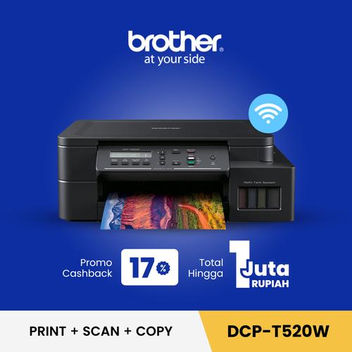Promo BROTHER Printer DCP T520W T520 Wireless / Print / Scan / Copy ...