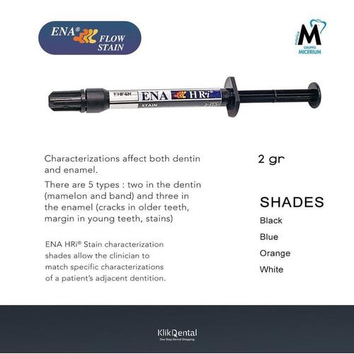 Jual KLIK DENTAL Micerium ENA Stain Flow isi 2gr / Stain Effect - Black ...