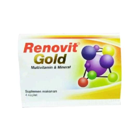 Jual Renovit Gold Multivitamin & Mineral Isi 4 - Kota Tangerang Selatan ...